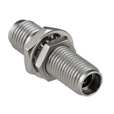 24 Port F Connector Feedthru Panel - Loaded - 3Ghz - Gruber Communications