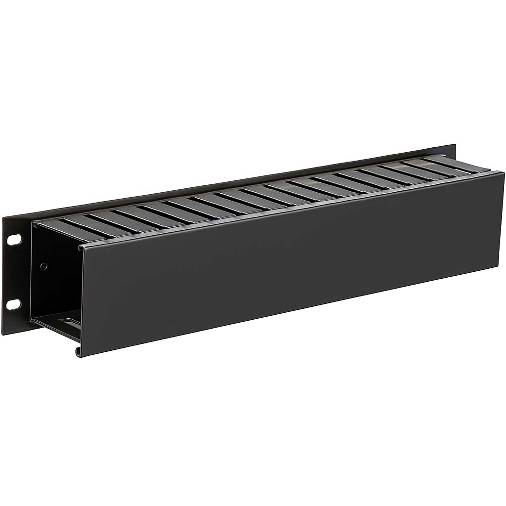 Finger Duct Cable Management - 4" Deep - 2U - Gruber Communications