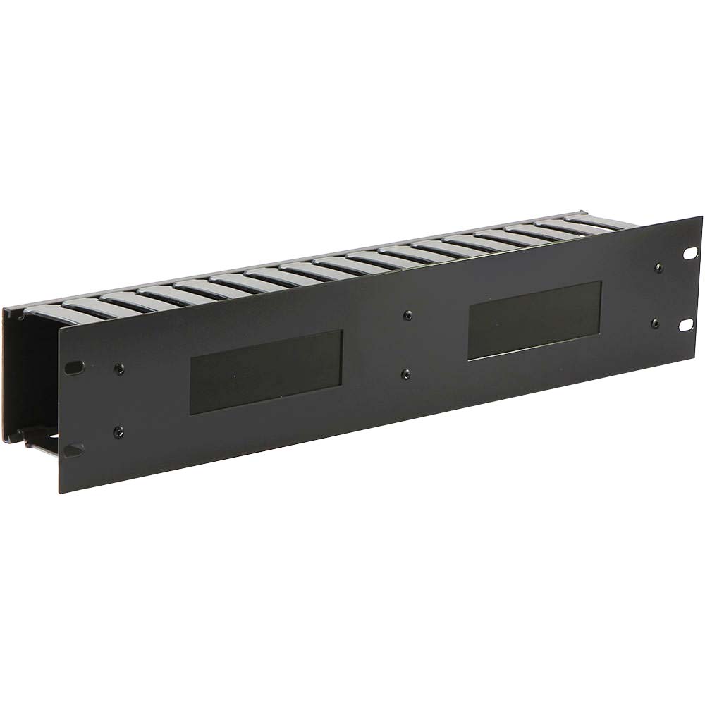 Finger Duct Cable Management - 4" Deep - 2U - Gruber Communications