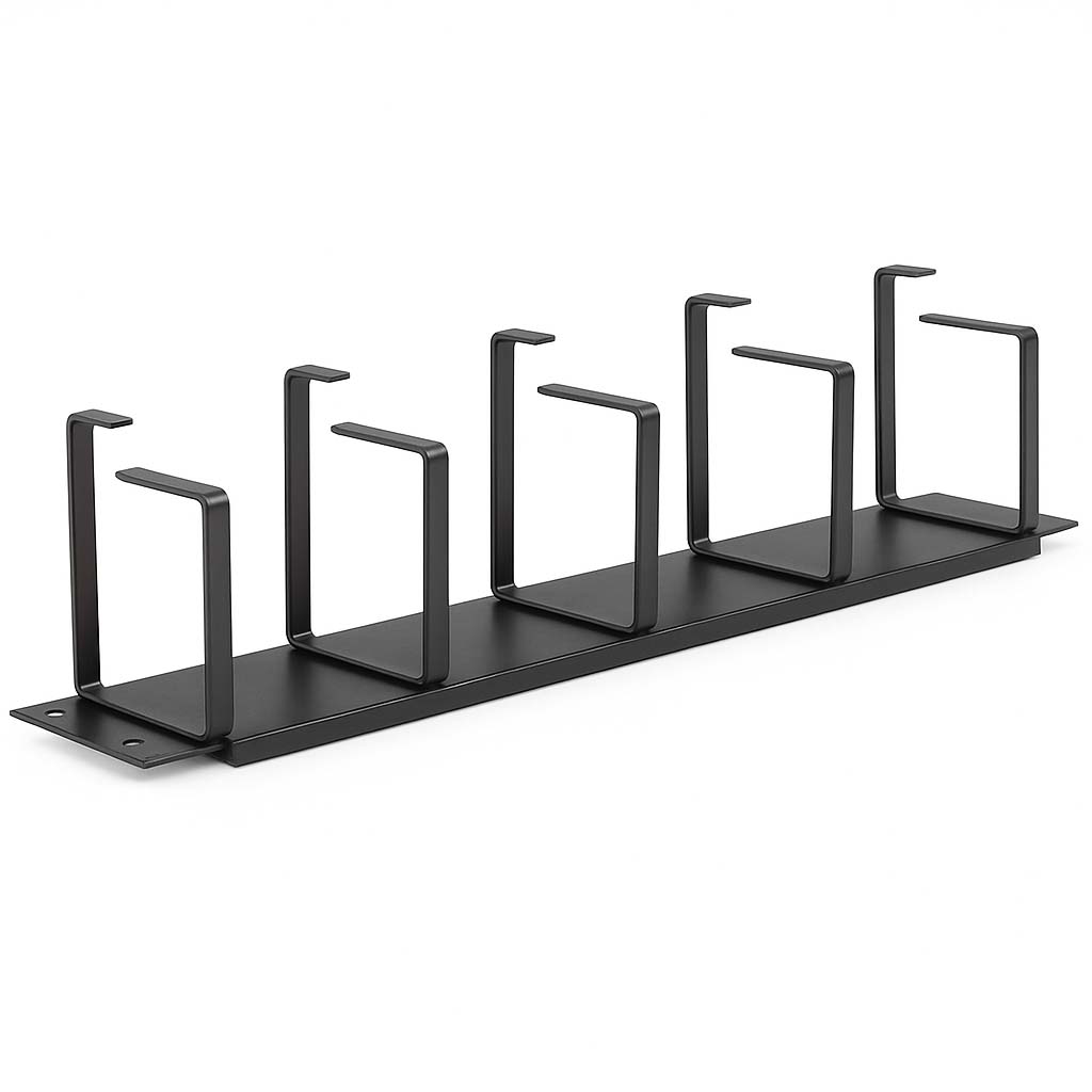 5 Ring - Cable Management Panel - 2U - Gruber Communications