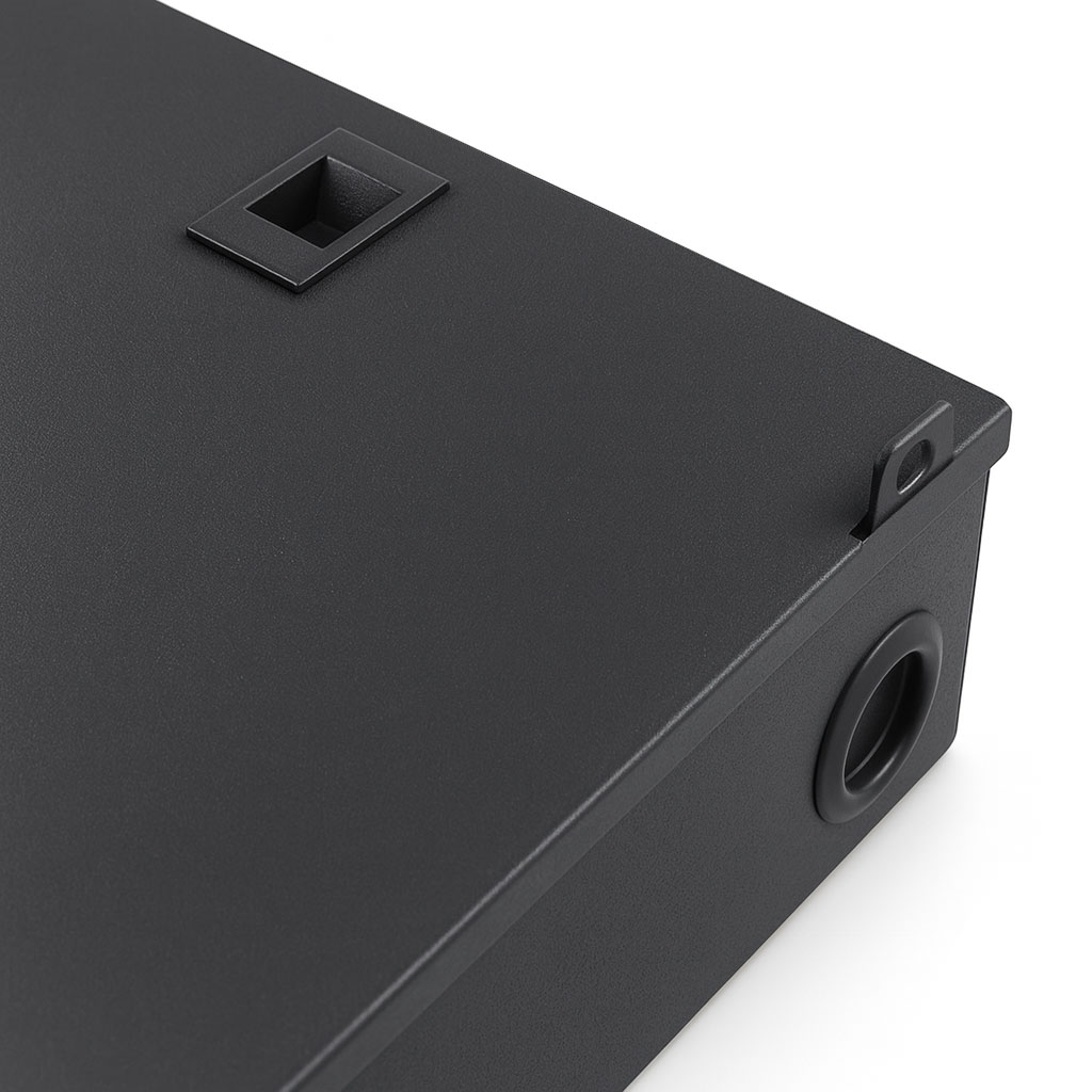 Wall Mounted Fiber Enclosure - Interior Locking Door - 2 Panel - 10.2 ...