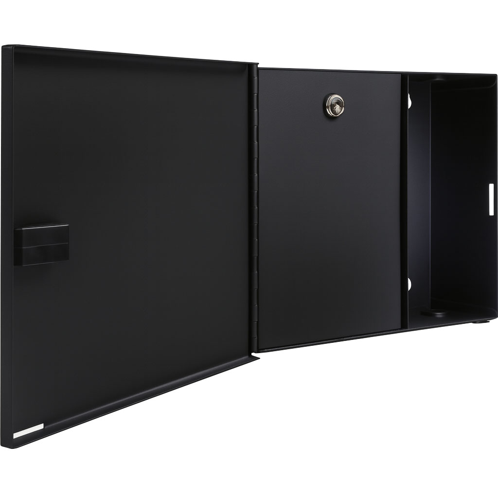 Wall Mounted Fiber Enclosure - Interior Locking Door - 2 Panel - 10.2 ...