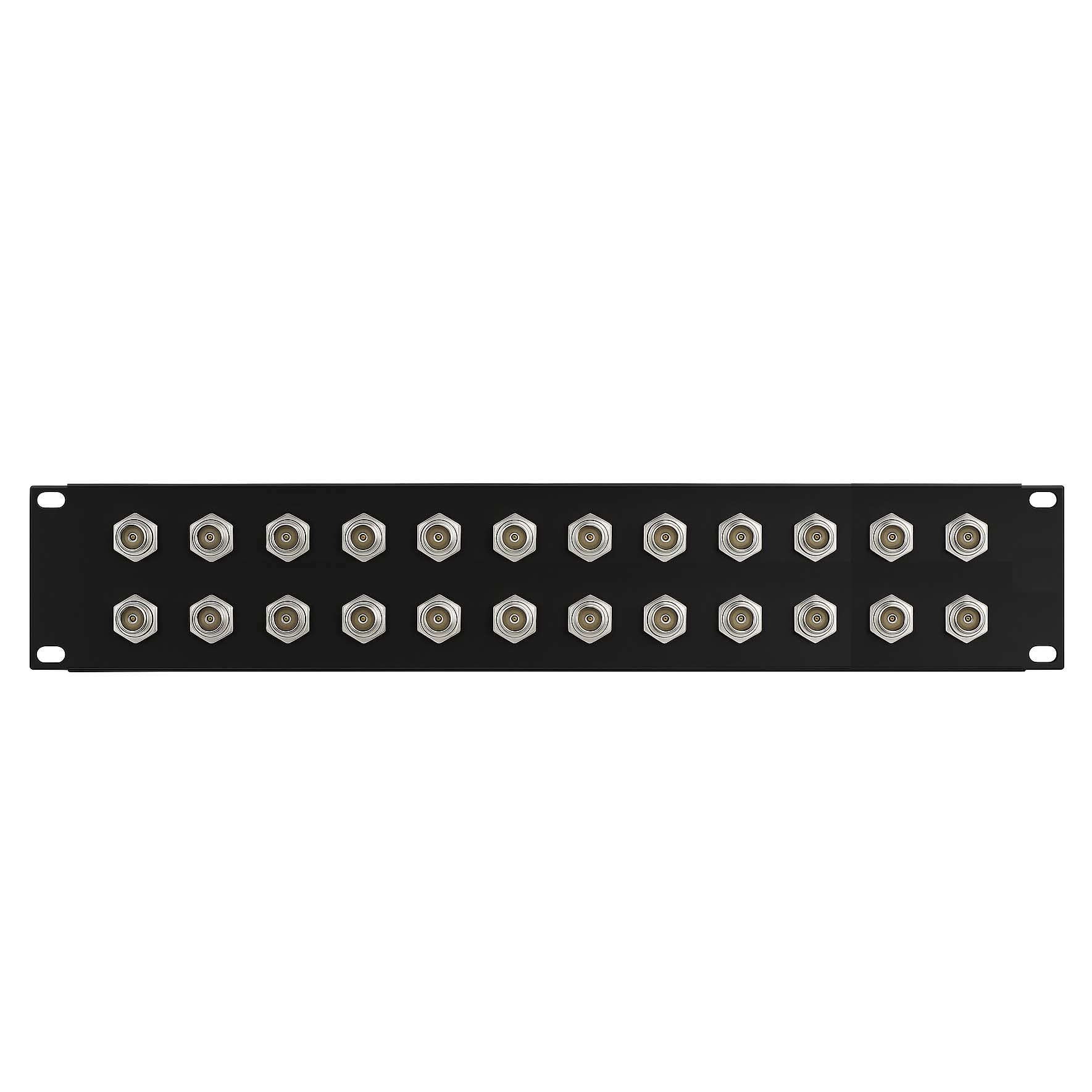 24 Port BNC Feedthru Panel – 75-ohm – Isolated - Gruber Communications