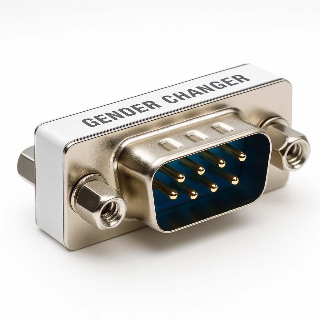 DB9 Female to Female Feedthru Panel – 16 Port - Gruber Communications