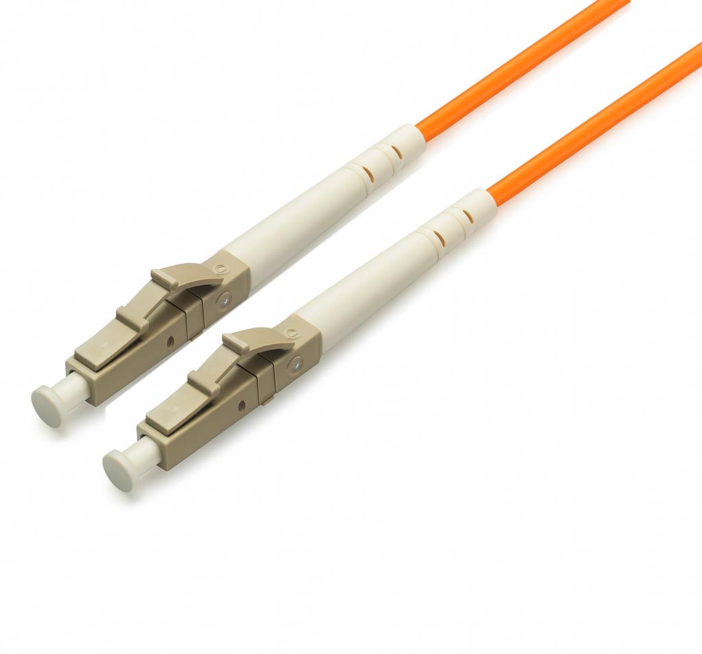 OM2 (LC - LC) Multi-Mode Simplex Fiber Cable - 3mm Orange Jacket ...