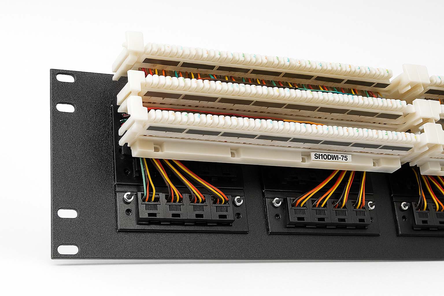Cat3 48 Port Patch Panel - RJ11 6P/4C USOC - 110 Block - Gruber ...