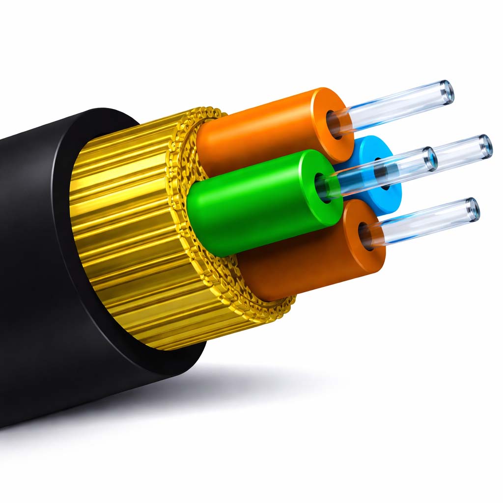 Bulk Fiber SM/004str, OS2, 9/125, OFNR, I/O, DIST, BLK - Gruber ...