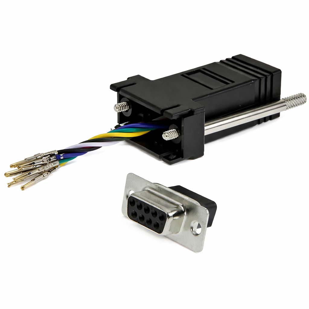 Modular Adapter- DB9 Female – RJ12 Adapter – 6P/6C/USOC - Gruber ...