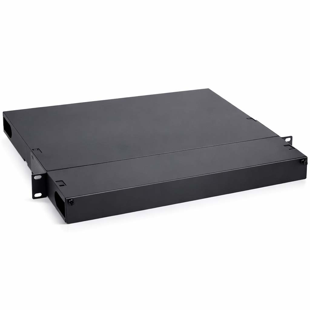 19" Fiber Enclosure with Slide Out Panel - RM - 1U - 3 Panel - Gruber ...