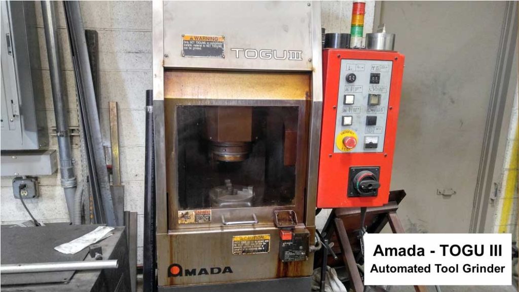 Amada - TOGU III Automated Tool Grinder - Gruber Communications