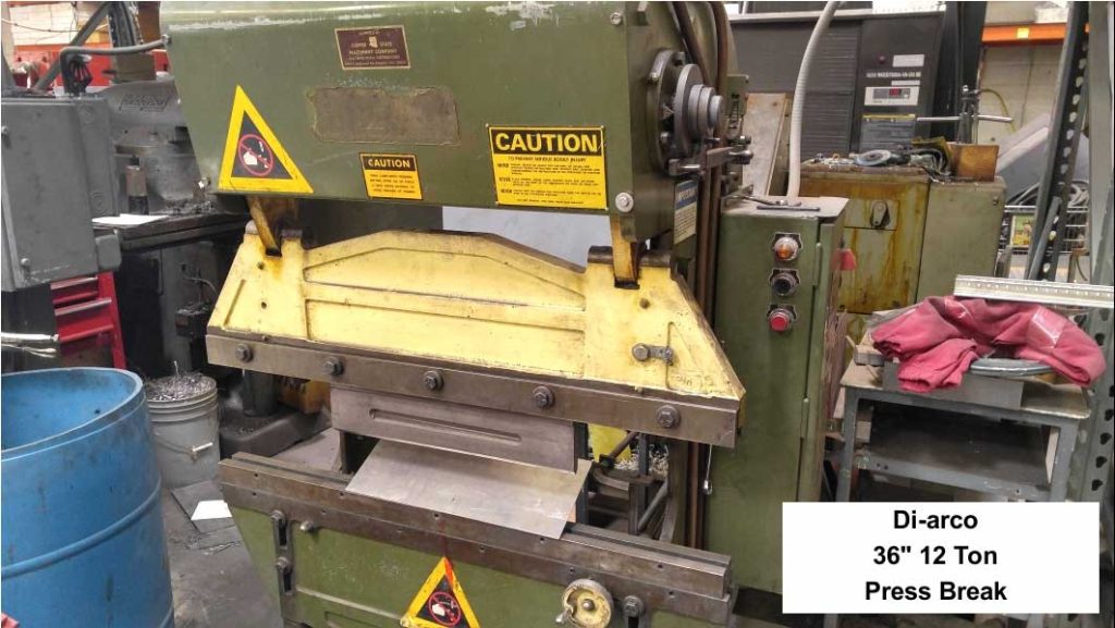 Di-Acro 36 Inch - 12 Ton Press Brake - Gruber Communications