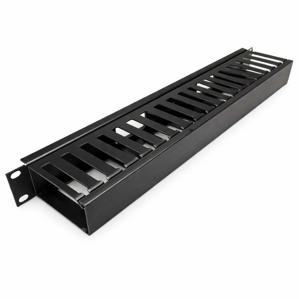 Finger Duct Cable Management - 3" Deep - 1U - Gruber Communications