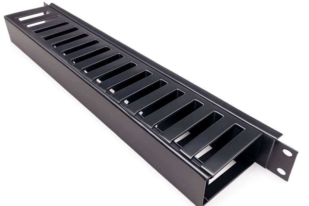 Finger Duct Cable Management - 3" - Gruber Communications