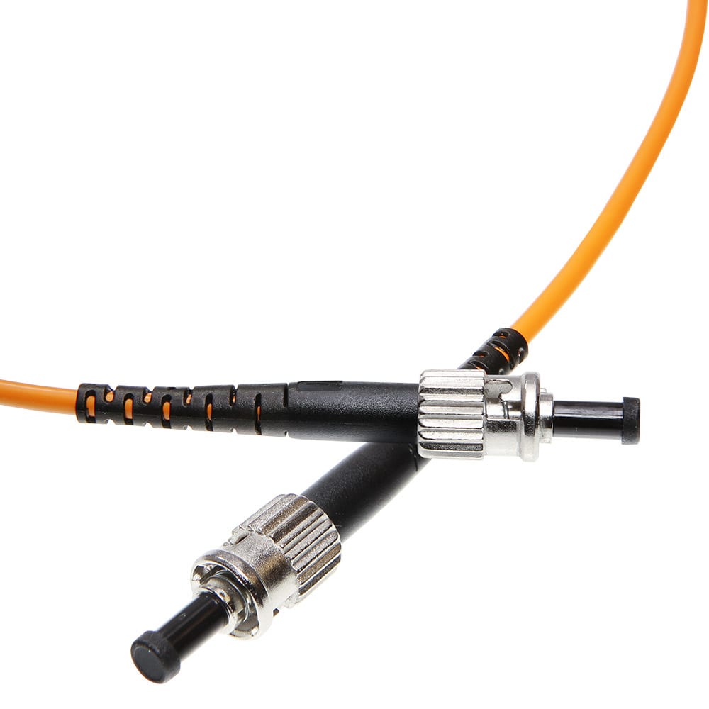 3mm OM2 ST/ST Multi-Mode Simplex Fiber Jumper Cable - ORANGE - Proudly ...