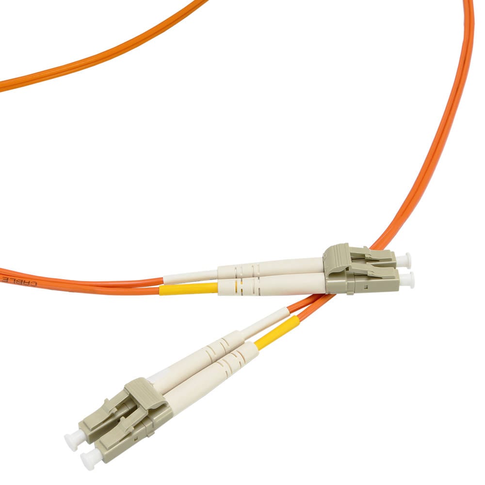 2mm OM1 LC/LC Multi-Mode Duplex Fiber Jumper Cable - ORANGE- Proudly ...