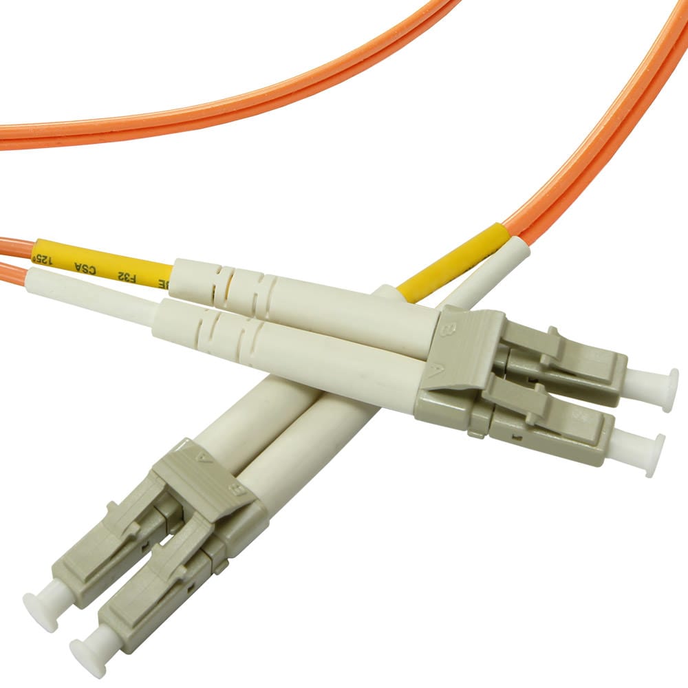 2mm OM2 LC/LC Multi-Mode Duplex Fiber Jumper Cable - ORANGE - Proudly ...