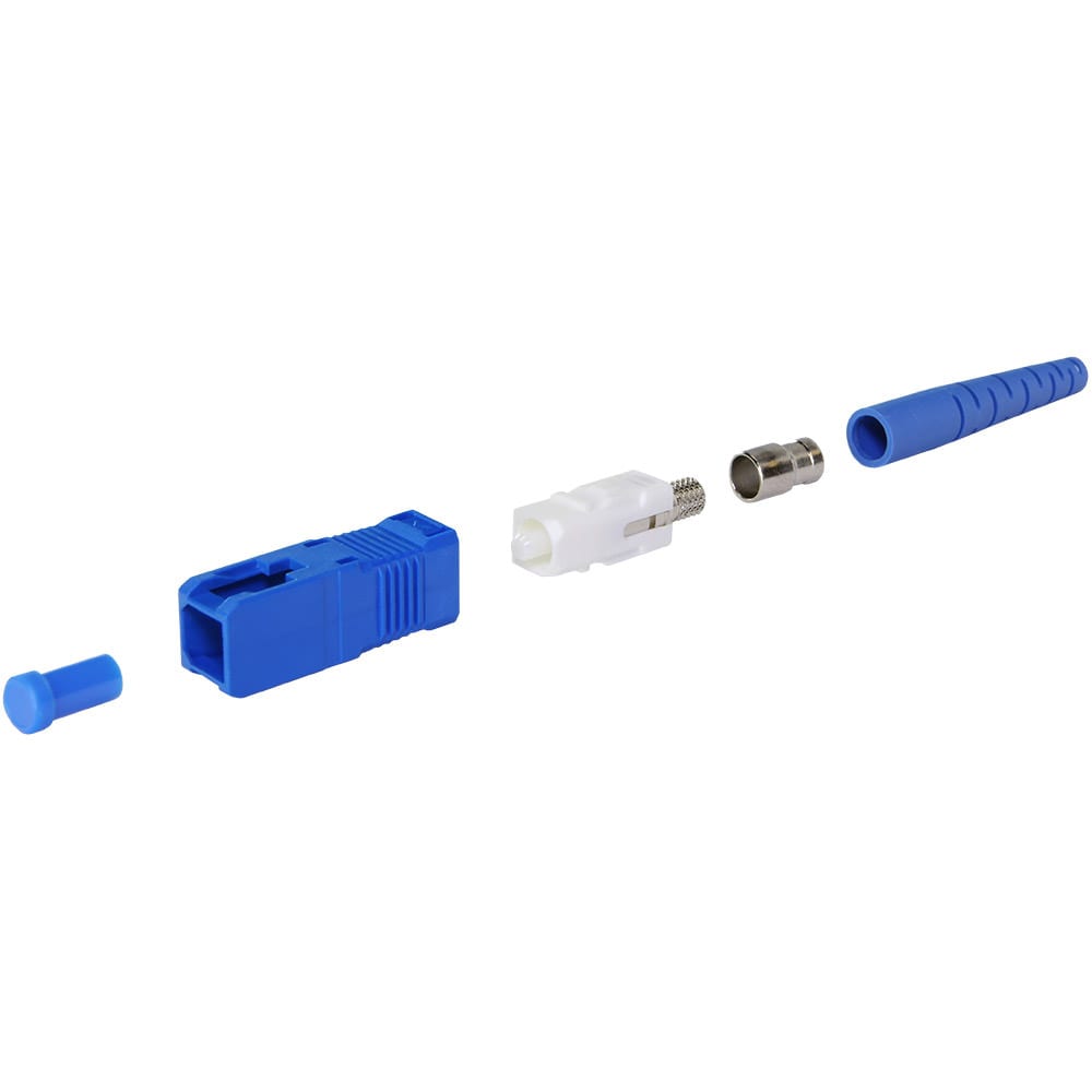 SC SingleMode Simplex Fiber Connector - 3mm - Ceramic - Blue - Gruber ...