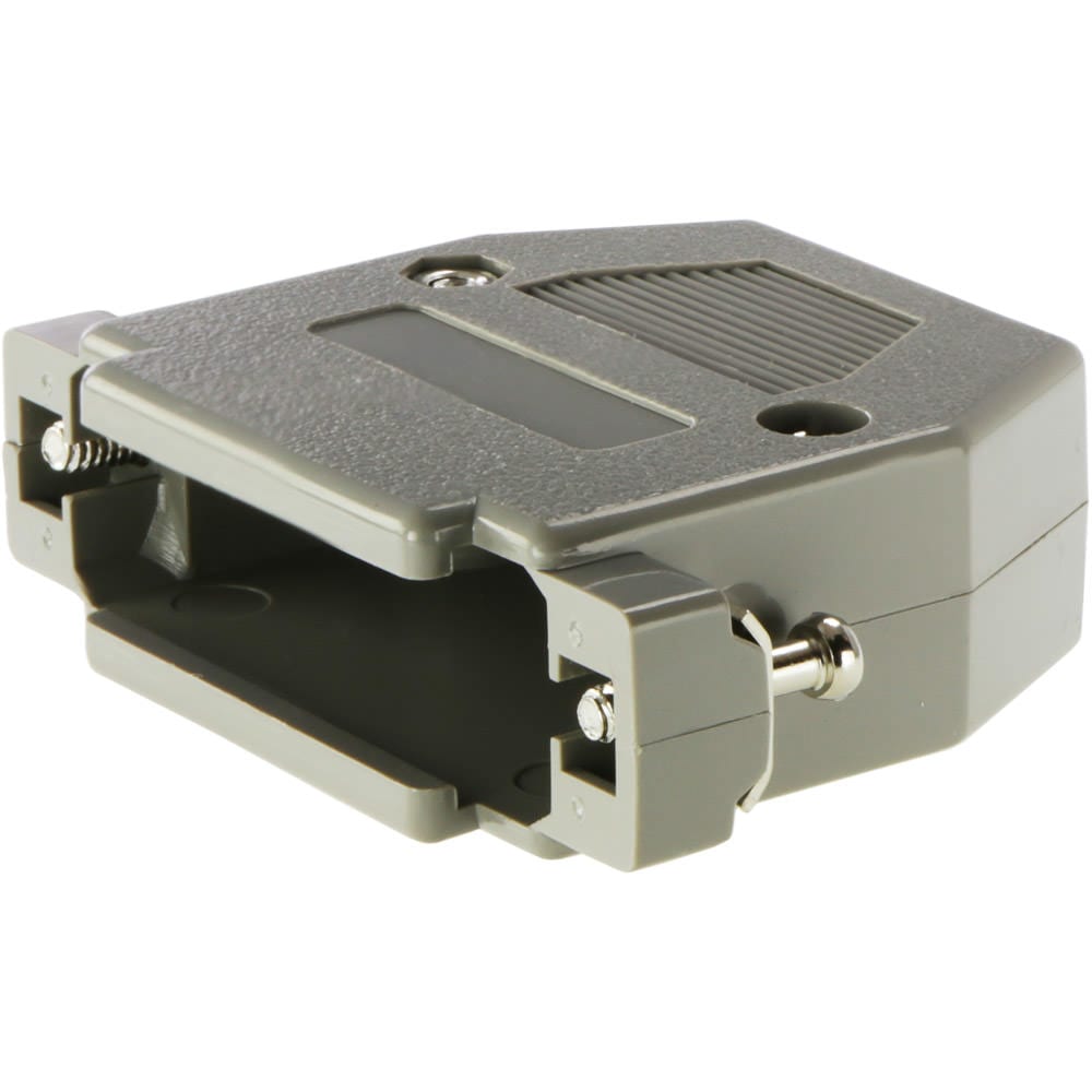 DB25 Plastic Hood Std.Hardware - Gray - Connector Termination - Gruber ...