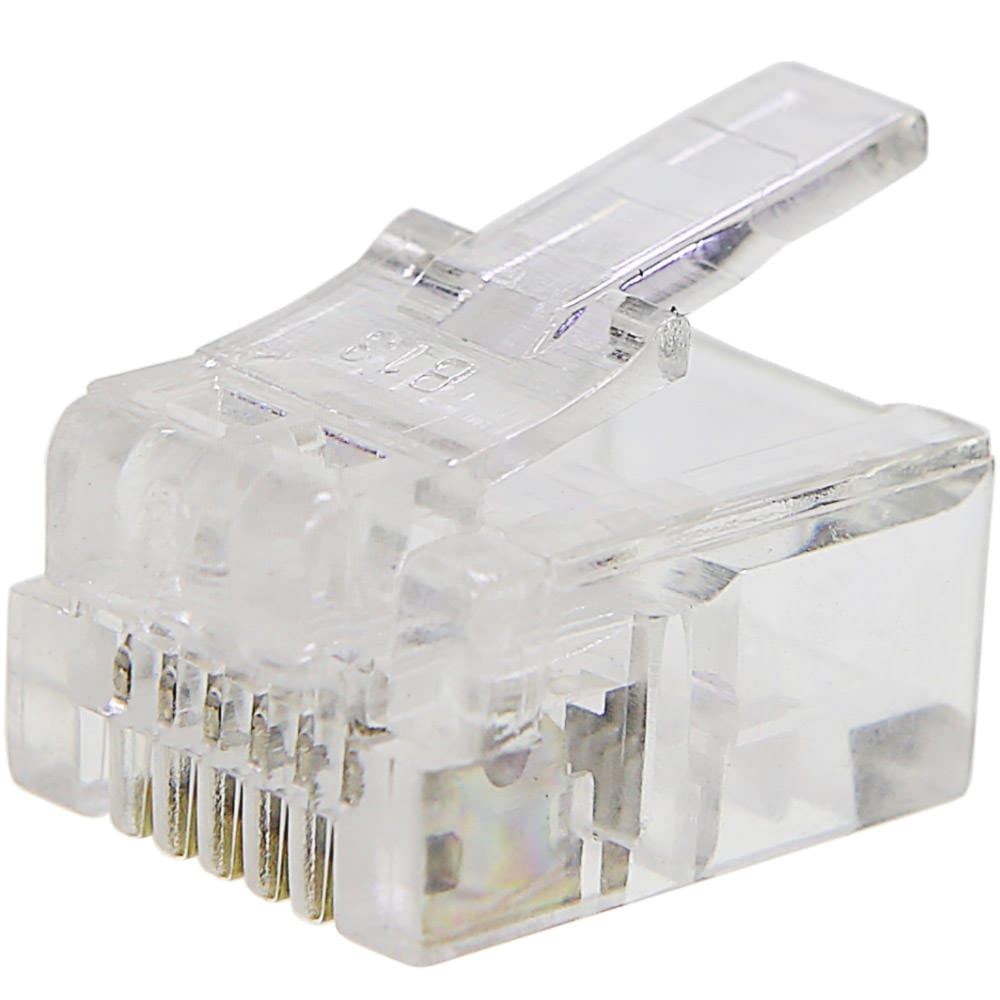 ModPlug RJ11 6P/4C - Flat Wire - Stranded - 50µ Gold - Gruber ...