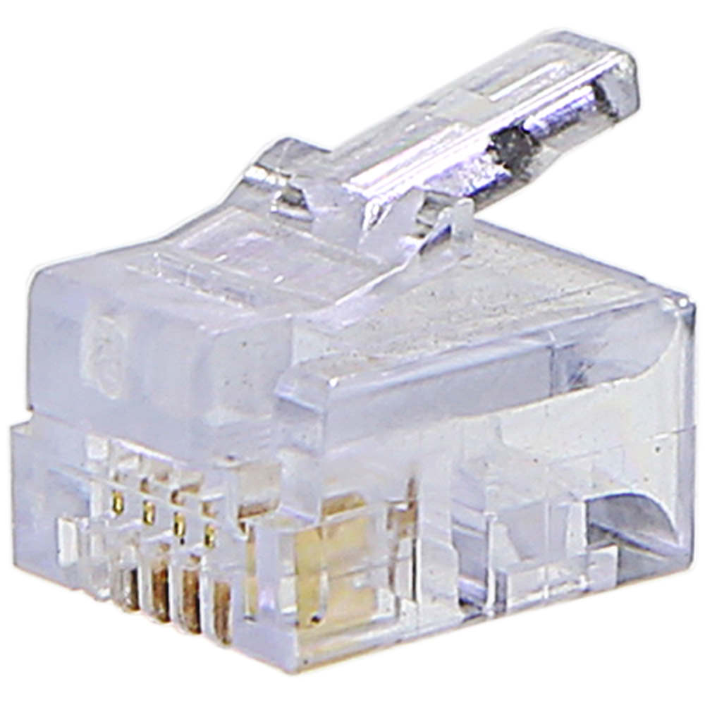 ModPlug RJ11 6P/4C - Flat Wire - Solid/Stranded - Gruber Communications