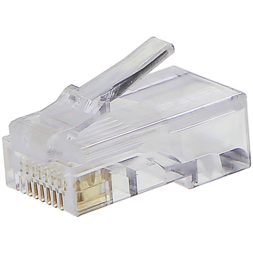 ModPlug RJ45 8P/8C - Round Wire - Solid - 2 Prong - Gruber Communications