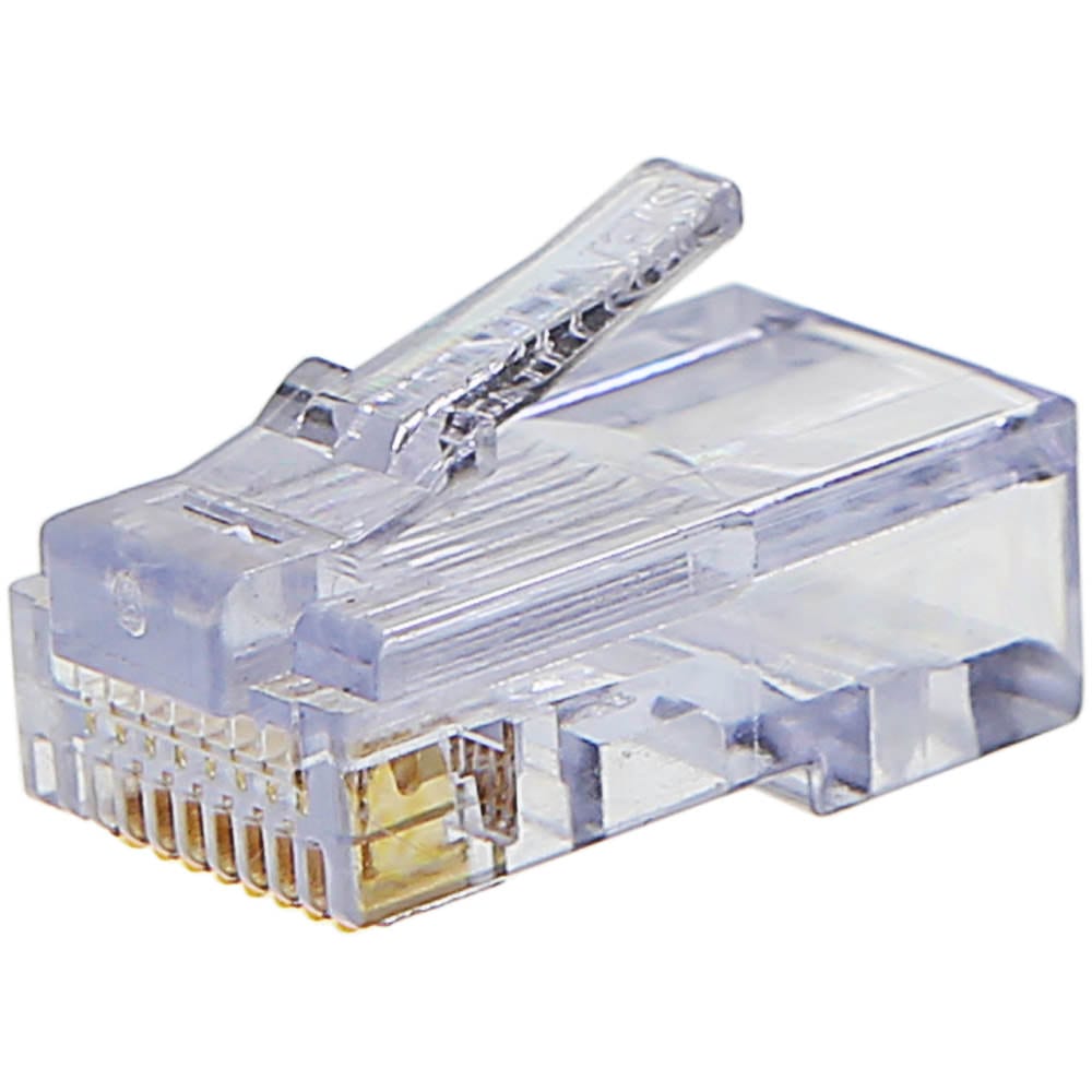 ModPlug RJ45 8P/8C - Round Wire - Solid - 2 Prong - 50µ Gold - Gruber ...