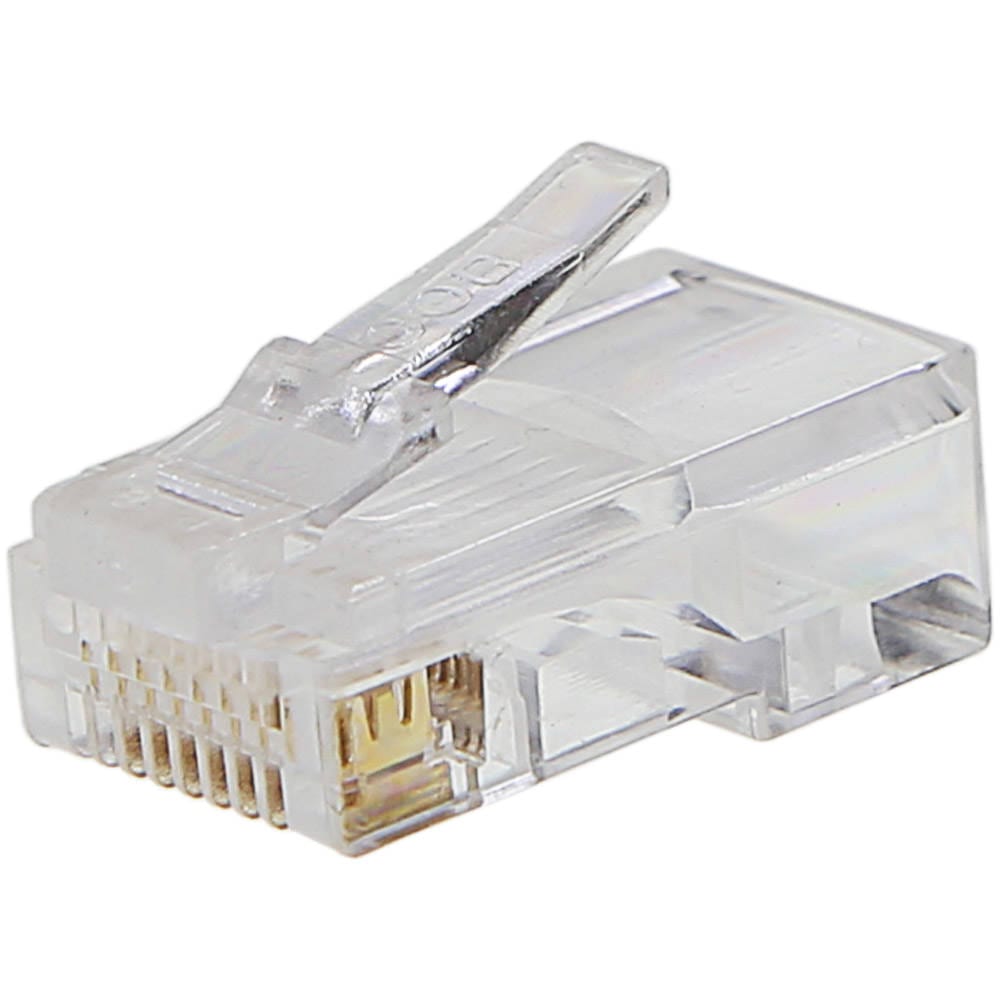 ModPlug RJ45 8P/8C - Round Wire - Solid - 3 Prong - 50µ Gold - Gruber ...