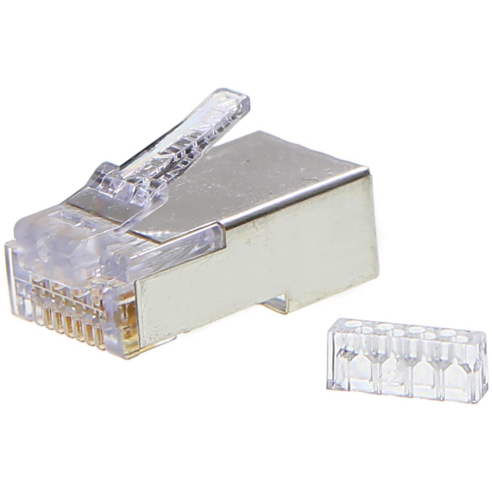 ModPlug RJ45 8P/8C - Cat5e - Round - Sld/Str,SHIELD,w Loadbar - Gruber ...