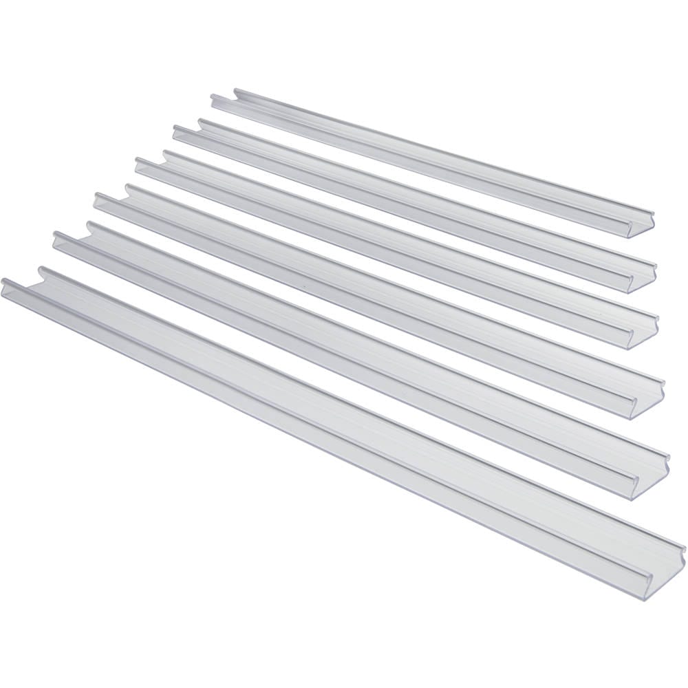 110 Style Punch Down Block - Clear Blank Designation Strip - 6 Pack ...