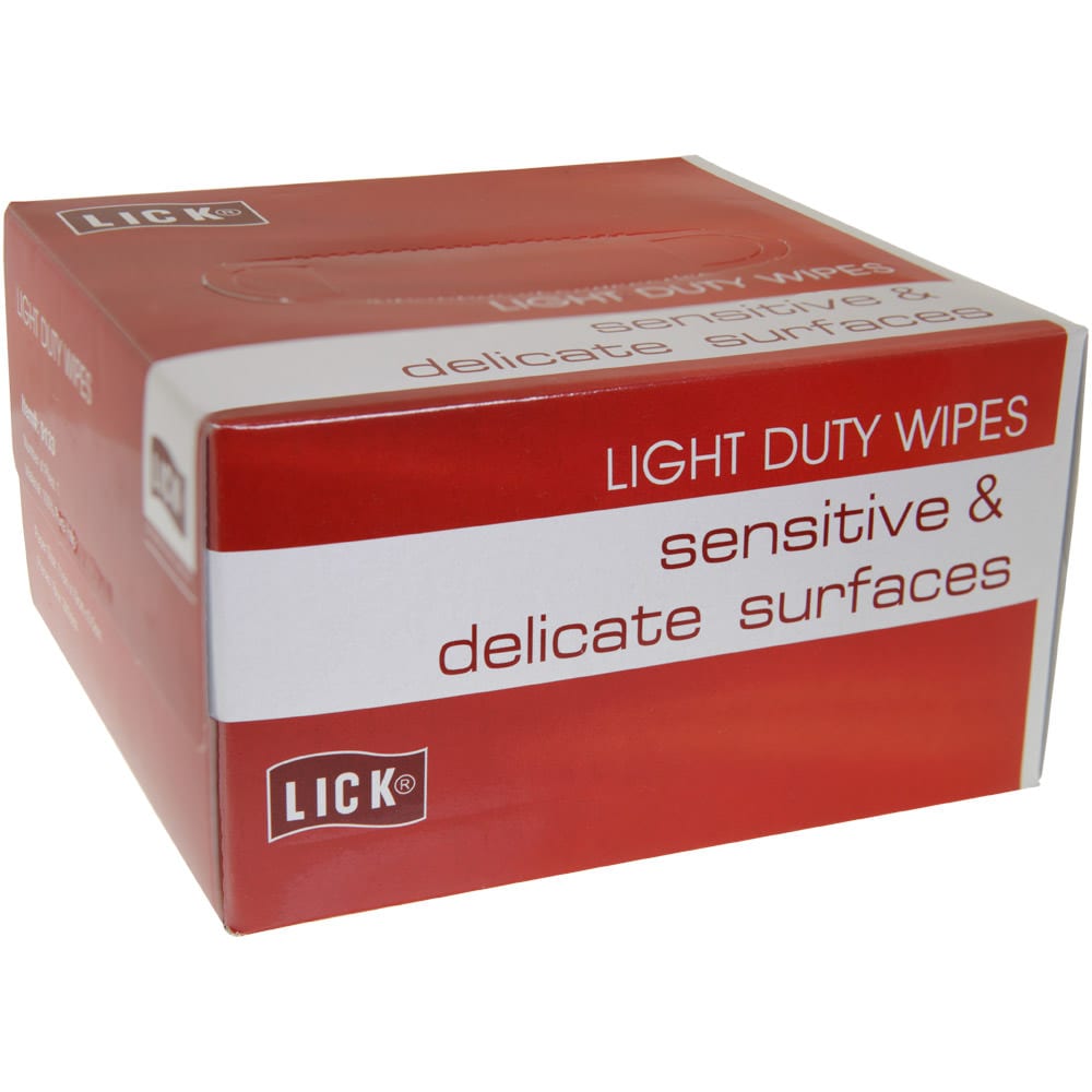 Fiber Tool - LICK Light Duty Wipes- 4in x 7in-280 sheets/box - Gruber ...