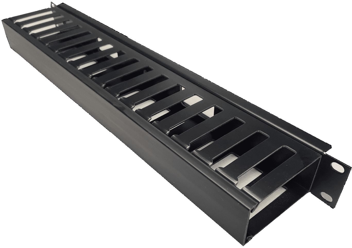 19" 3 inch Deep Finger Duct Panel - 1U - Cable Management Solution for ...