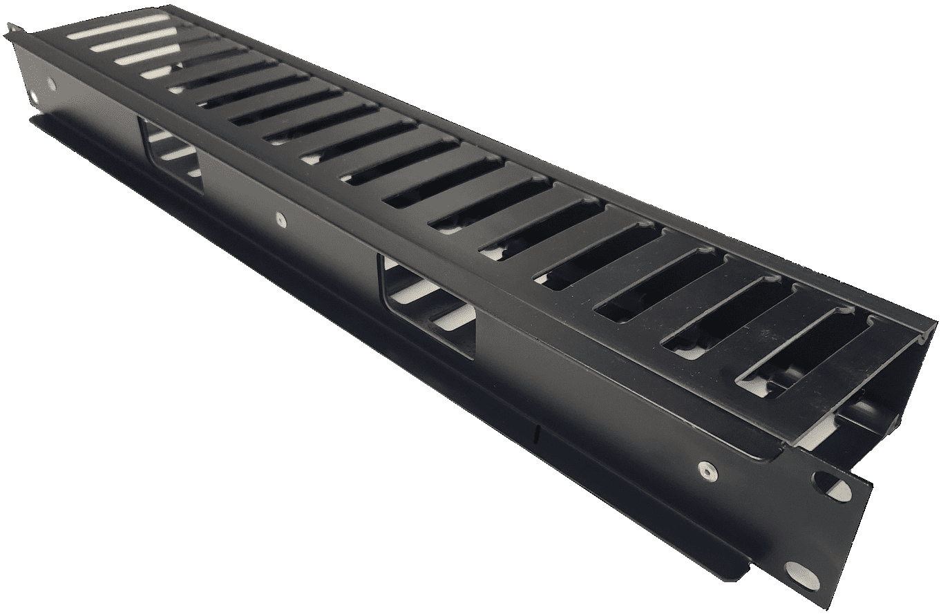 Finger Duct Cable Management - 3" Deep - 1U - Gruber Communications