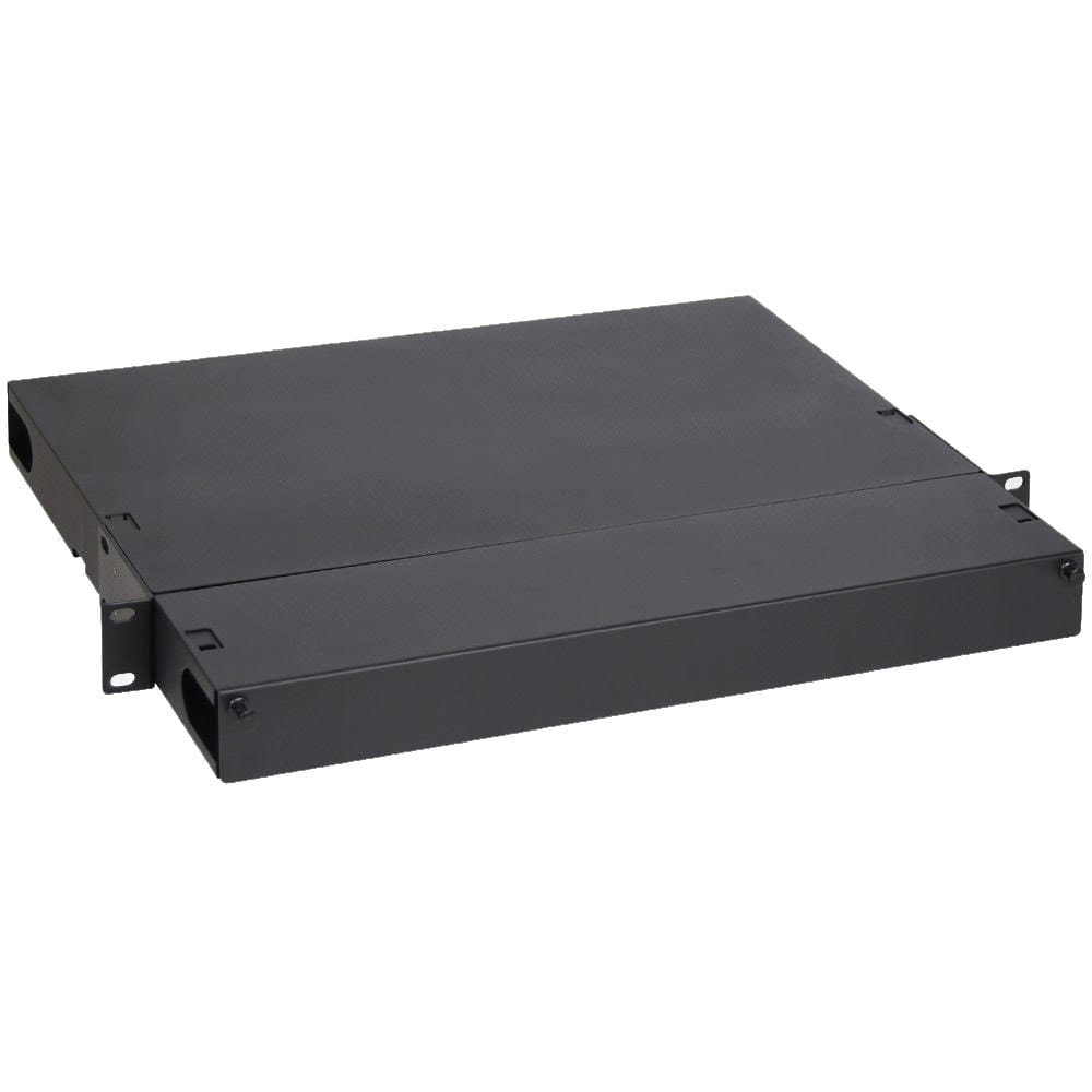 19" Fiber Enclosure with Slide Out Panel - RM - 1RU - 3 Panel - Carbon ...