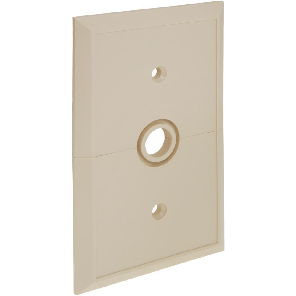 25 Pair Wall Plate, Split Single Gang, 1 Hole, Beige - Gruber ...