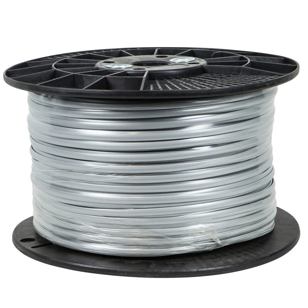Bulk Cable,Flat Satin 4 Conductor, PVC,26AWG,Strand,UL,GRAY - Gruber ...