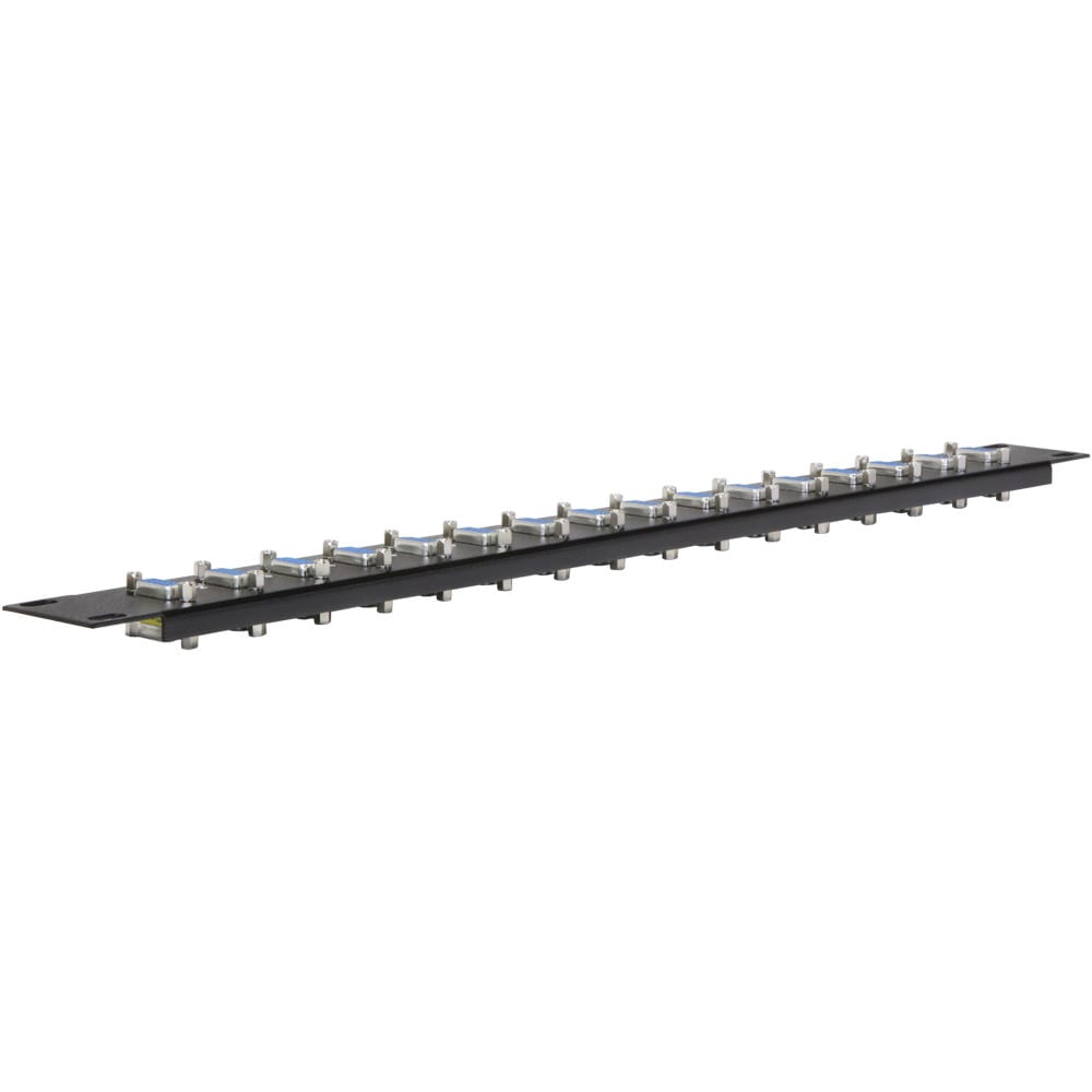 DB9 - 16 Port - Feedthru Panel - Female to Female - 1U - Loaded ...