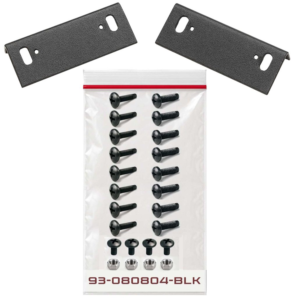 Pan Head 12-24 and 10-32 x 5/8" and 3/8" Black Screw & Nut Hardware Kit ...
