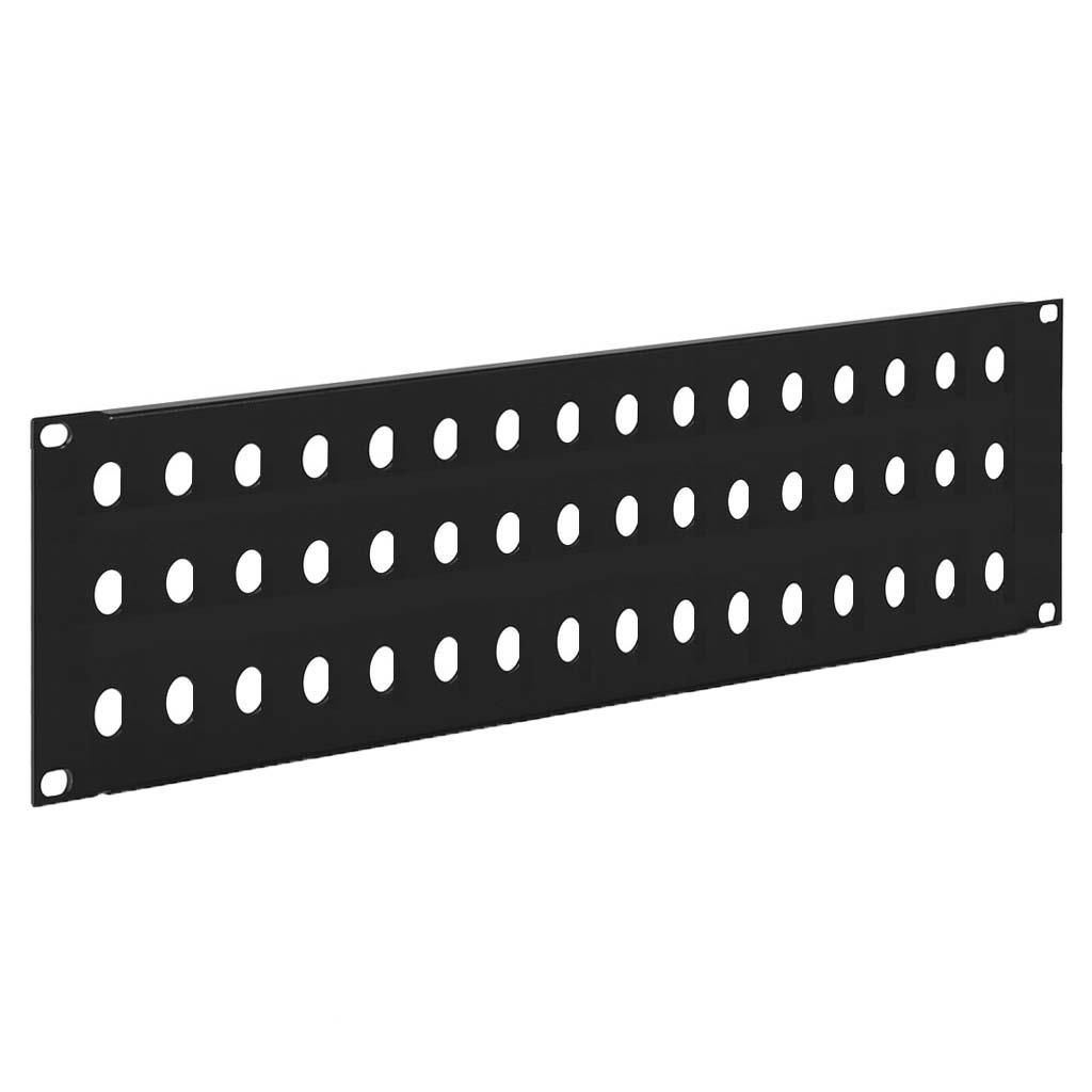 BNC 48 Port Feedthru Panel 3U Unloaded - Gruber Communications