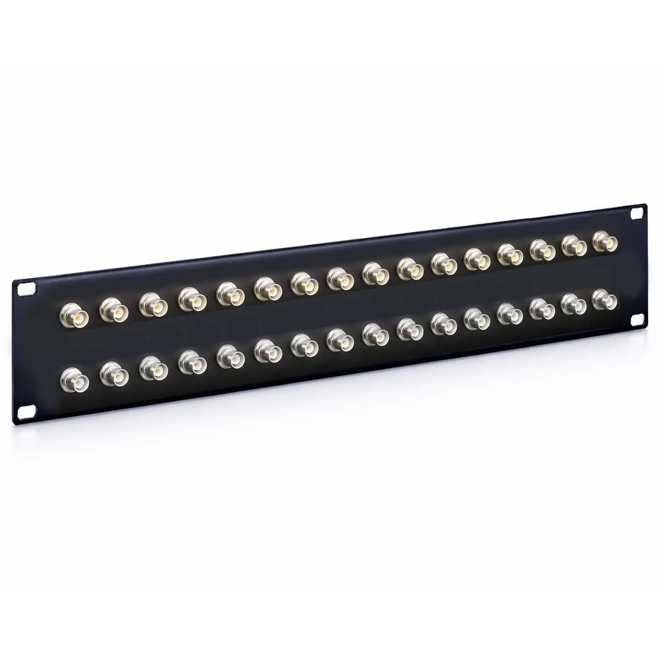 BNC - 32 Port - Feedthru Panel - 2U - Loaded - Gruber Communications